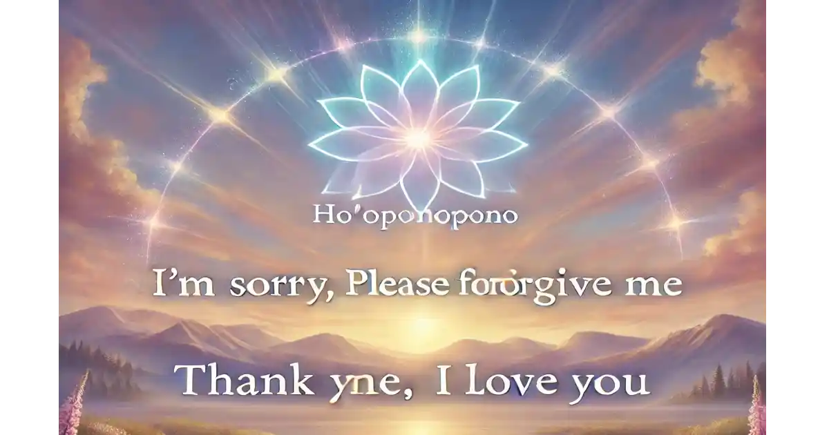 Four Sentences: I’m Sorry. Please Forgive Me. Thank You. I Love You